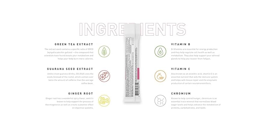 Celsius Energy Powder Sticks – Variety Pack of 30