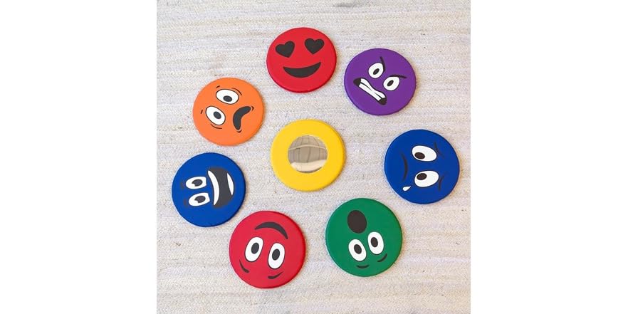 ECR4Kids Emotion Pads with Mirror 8pc
