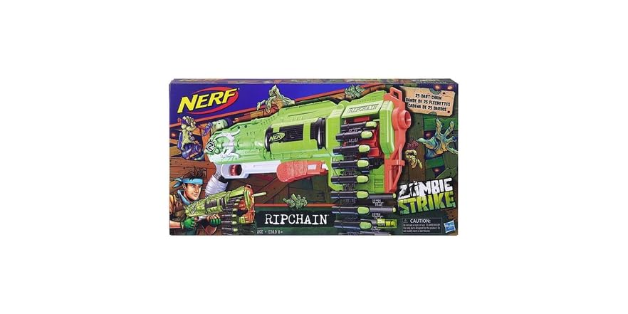 Nerf Zombie Ripchain Combat Blaster