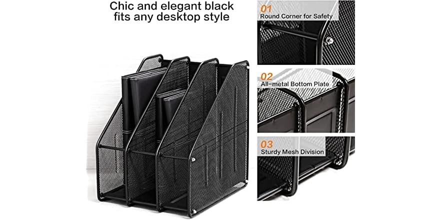 Mesh Magazine File Holder