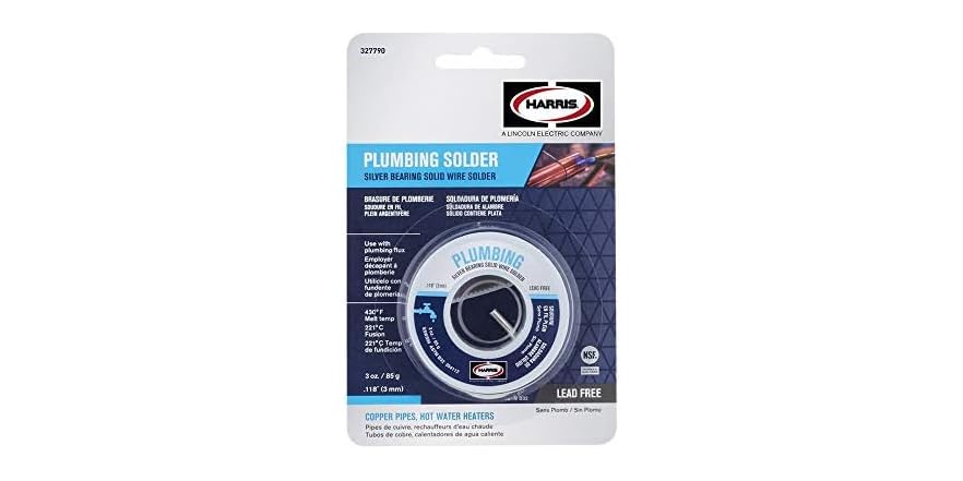 Harris Lead Free Plumbing Solder 3 oz