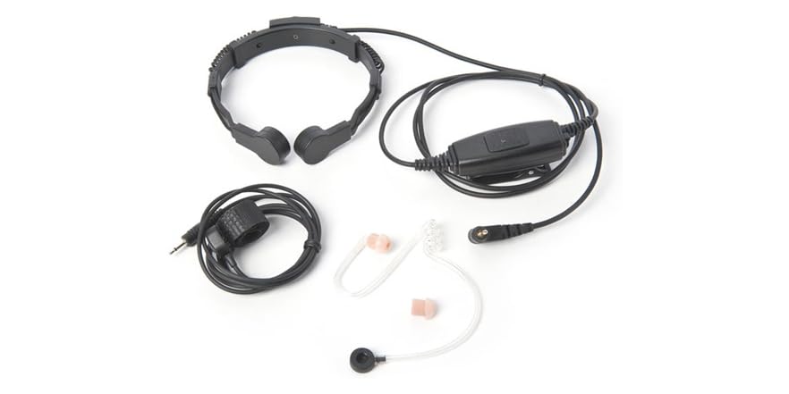 T24 Open Neck Tactical Throat Mic