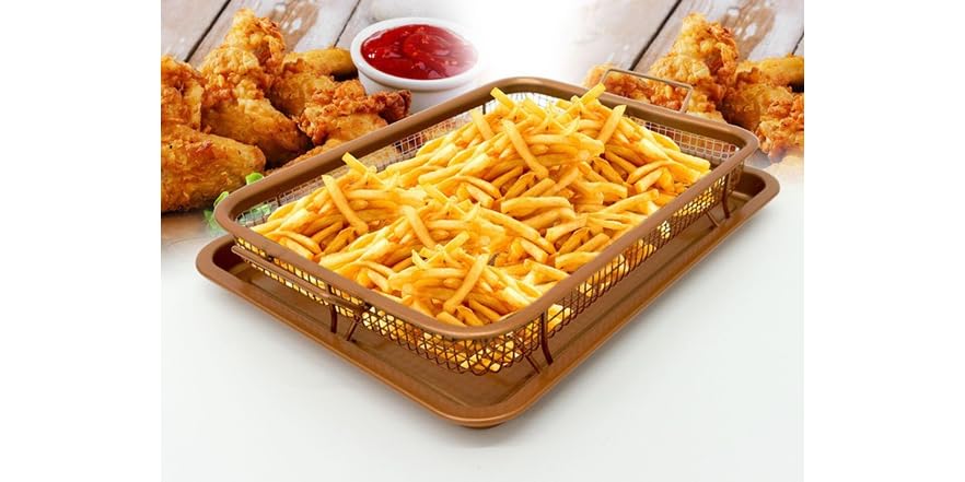 Crisper Tray XL with Nonstick Copper Surface