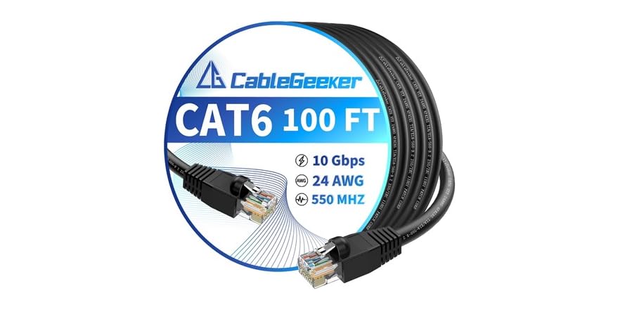 CableGeeker Cat 6 High-Speed Ethernet Cable