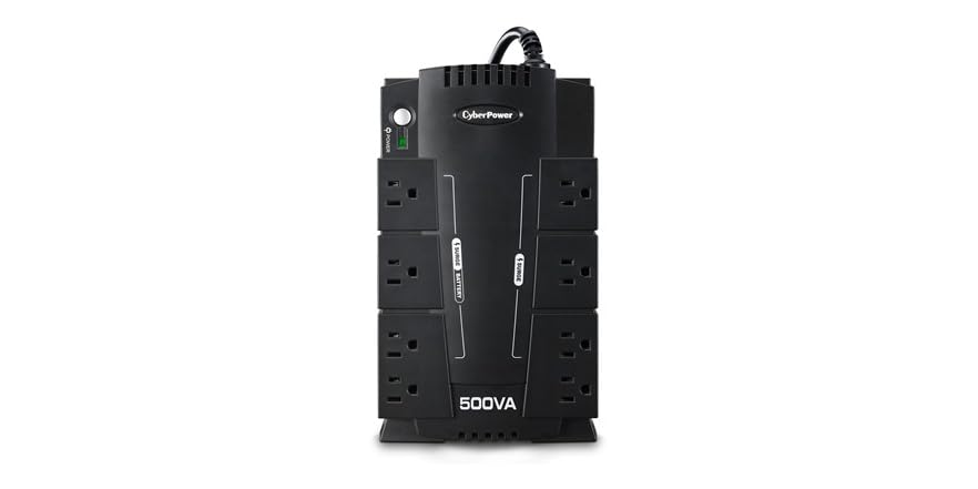 CyberPower 500VA/300W PC Battery Backup