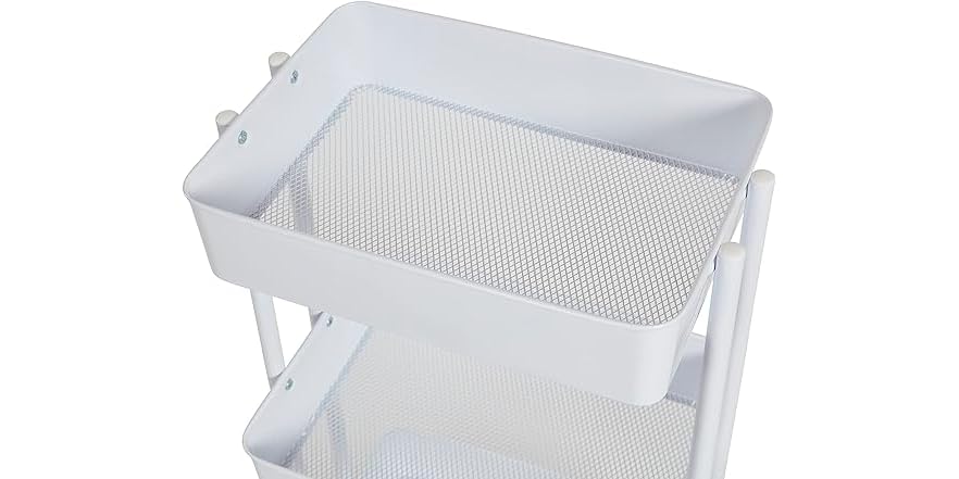 ECR4Kids 3-Tier Metal Rolling Utility Cart