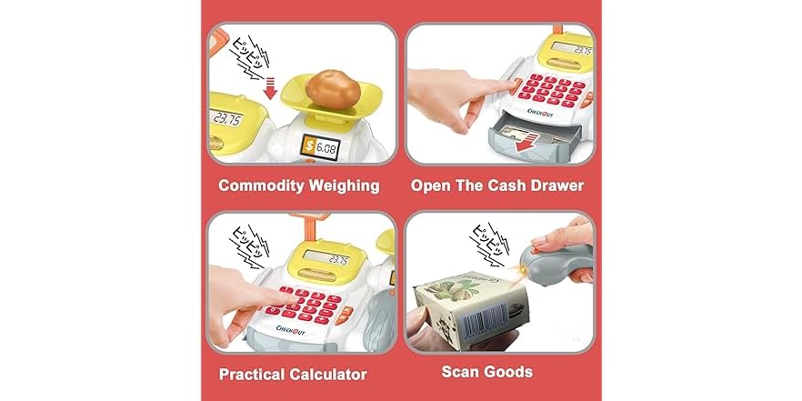 Pretend Play Cash Register Toy