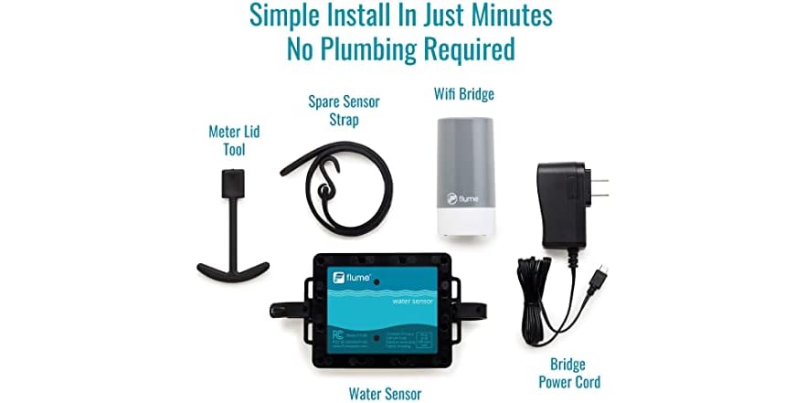 Flume Smart Home Water Monitoring System (Open Box)