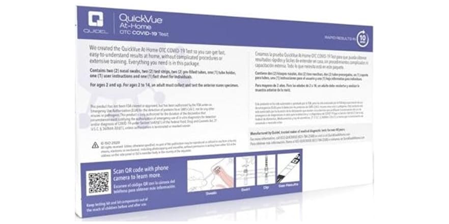 QuickVue At-Home OTC COVID-19 Test, 3 Pack