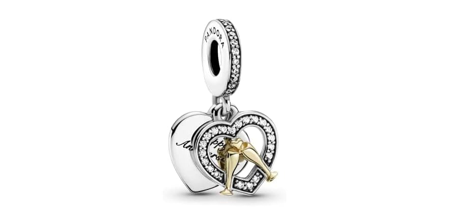 Pandora Two-Tone Happy Anniversary Charm