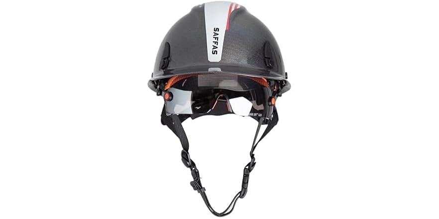 SAFFAS Carbon Fiber Hard HAT with Brim