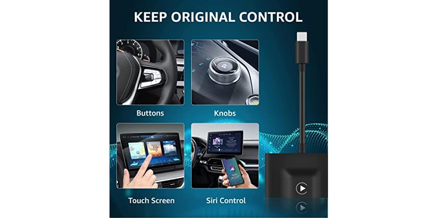 URJD Wireless Carplay Adapter (Open Box)