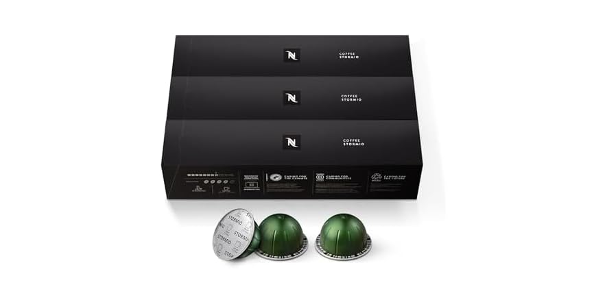 Nespresso Capsules Vertuo, Stormio 40-Pods