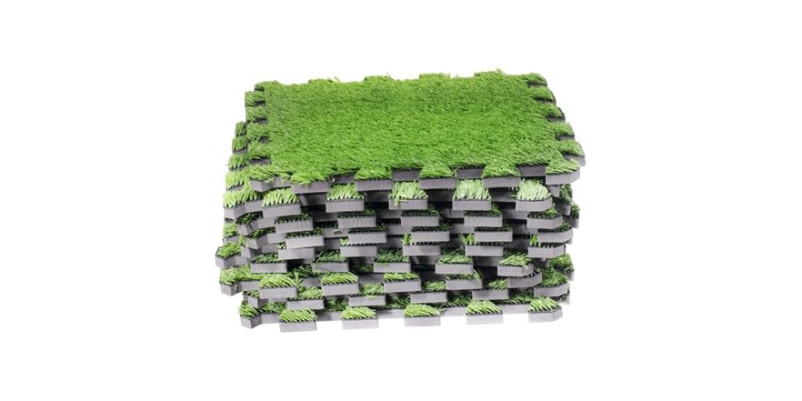 Interlocking Grass Deck Tiles (18-Pack)