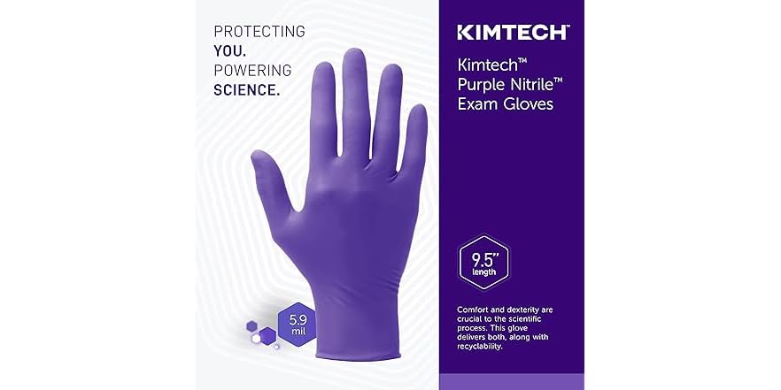 KIMTECH Kimtech™ Purple Nitrile™ Exam Gloves