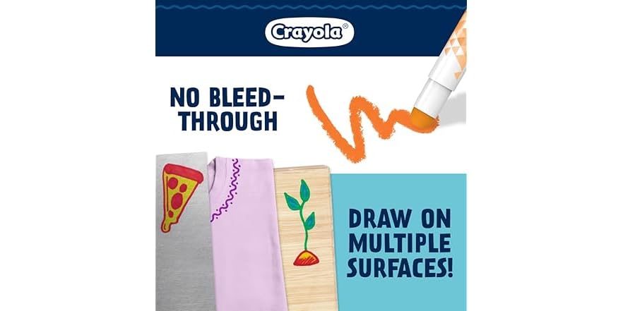 Crayola Acrylic Paint Doodle Sticks (12ct)