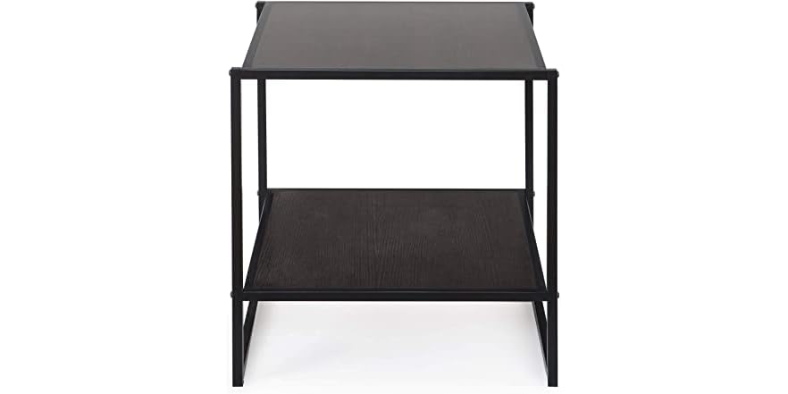 Zinus Dane 20 Inch Black Side Table