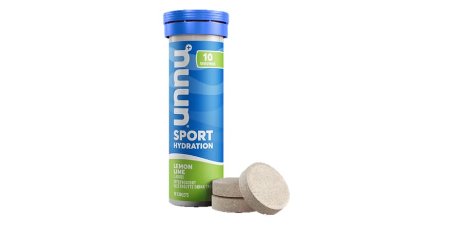 10PK Nuun Sport Electrolyte Tabs Lemon Lime