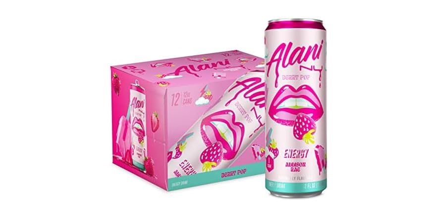 (12 Pack) Alani Nu Sugar-Free Energy Drink, Pre-Workout Performance ...