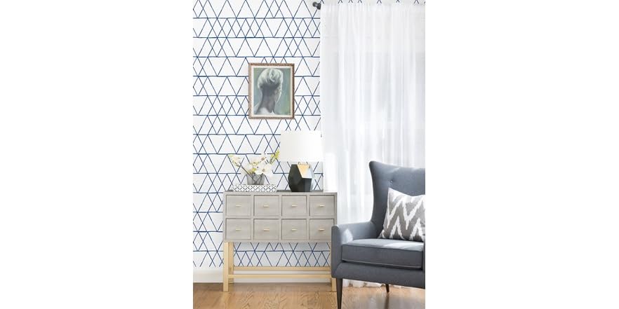 NuWallpaper Indigo Harris Peel & Stick Wallpaper