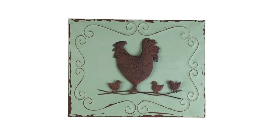 Rooster Wall Plaque