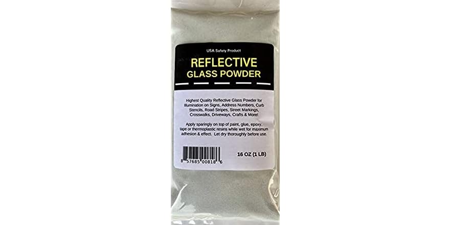 Reflective Glass Powder (1 LB Bag)