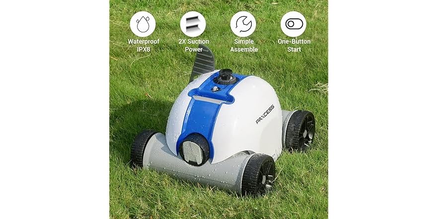 Rock & Rocker Cordless Robotic Pool Cleaner