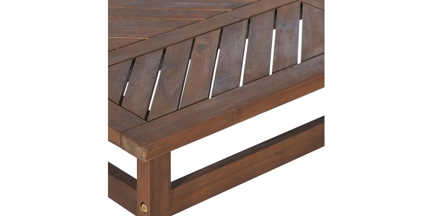 Walker Edison Chevron Coffee Table