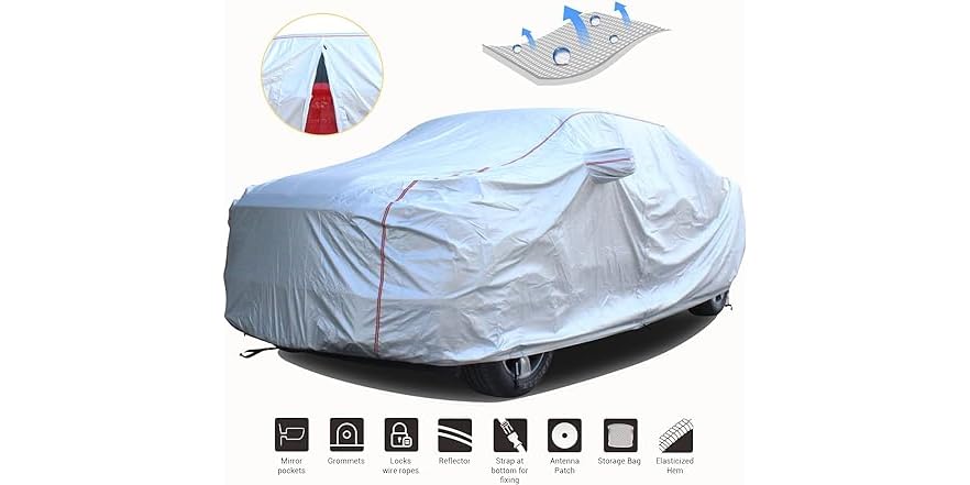 Tecoom Hard Shell Truck Car Cover