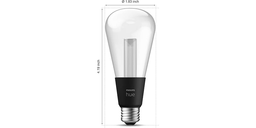 Philips Hue 577528 ST70 Edison Smart LED Bulb