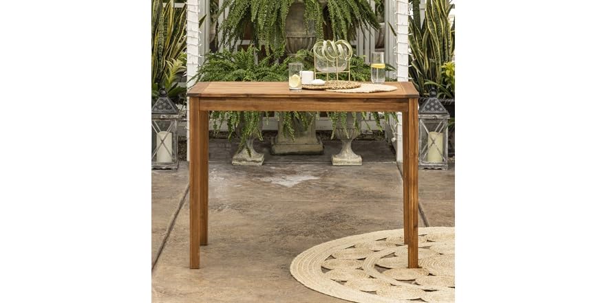 Acacia Wood Counter Height Table