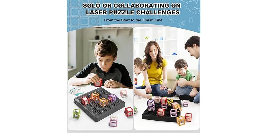 Laser Maze Reasoning Game