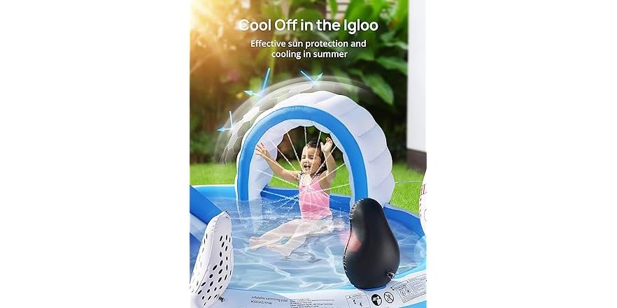 Evajoy Inflatable Play Center, Kid Pool