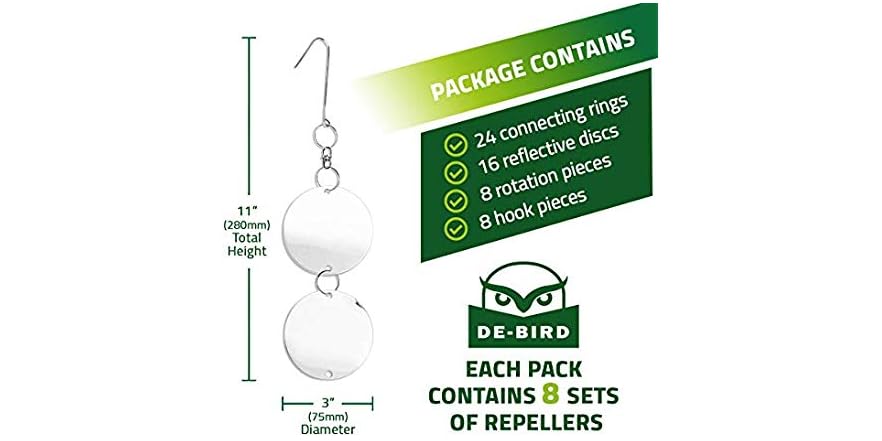 De Bird Repellent Disks