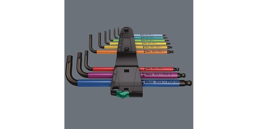 Wera Tools 5073593001 950/9 Hex-Plus Set Metric