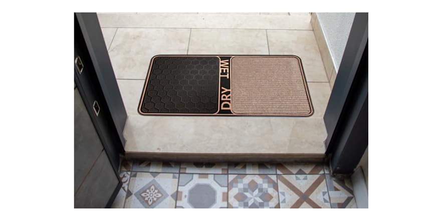 Wet/Dry Shoe Cleaning Door Mat
