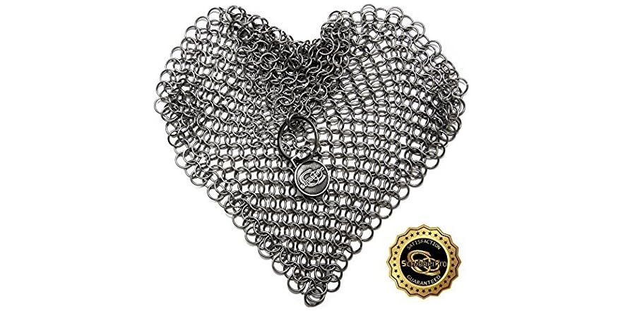 ScrubberPro Cast Iron Chainmail Scrubber