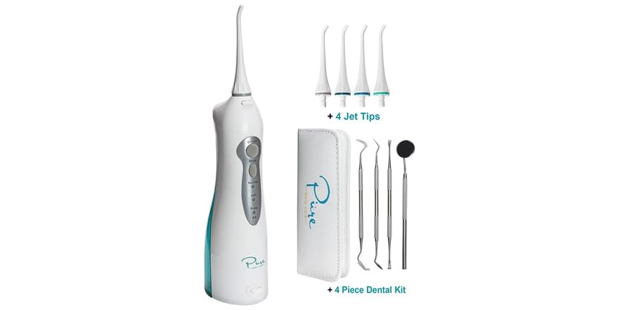Aqua Flosser + 4 Tips & Dental Kit