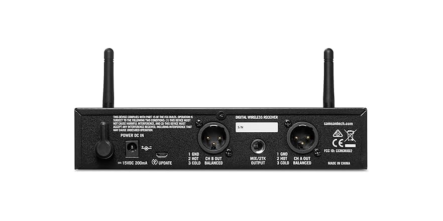 (NEW) Samson Concert XD2 2-Ch Digital Wireless Handheld System (Open Box)