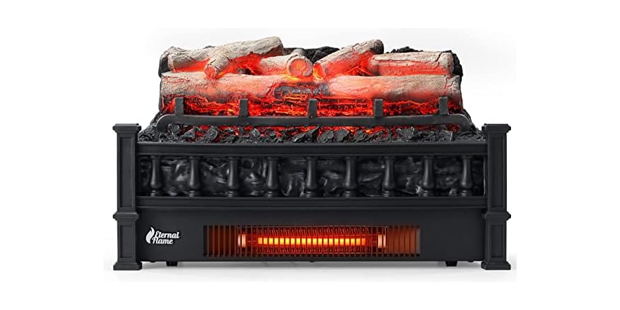 TURBRO Eternal Flame Infrared Electric Fireplace