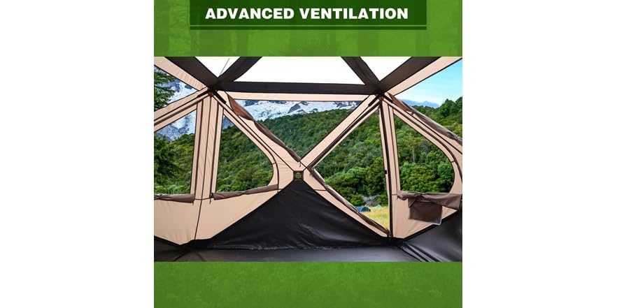 Qomotop Pop up Tent 4 Person 80"