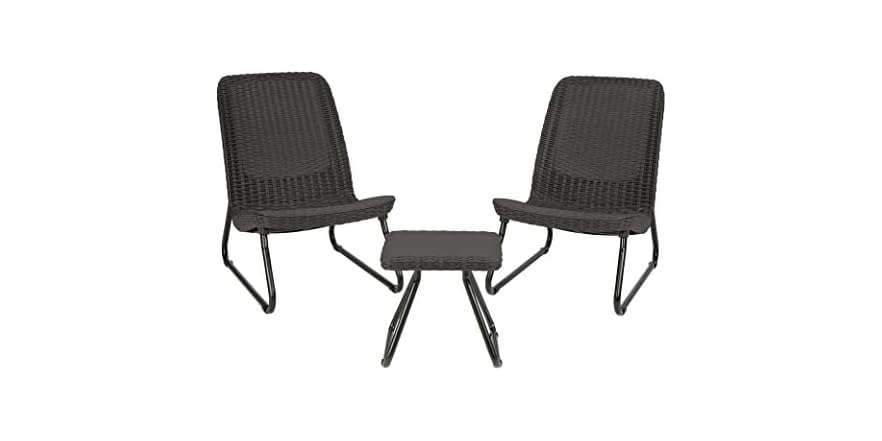 Keter Rio 3 Piece Resin Wicker Set