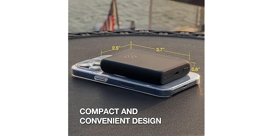 Scosche Wireless Power Bank, 5,000 mAh