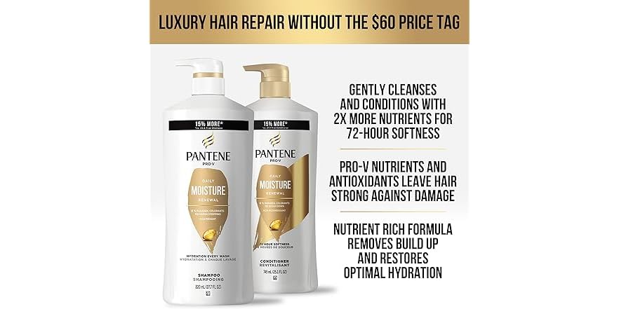 Pantene Shampoo & Conditioner Set