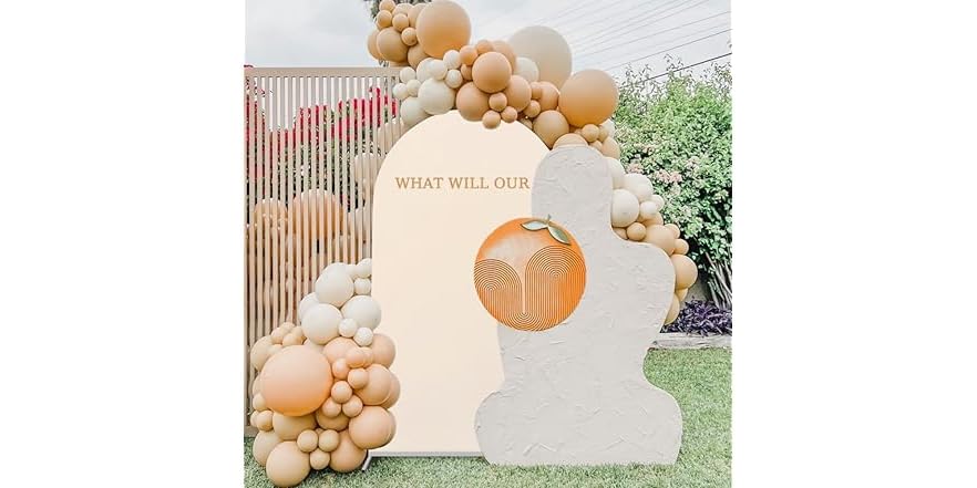 Wedding Arch Backdrop 6FT Beige Chiara