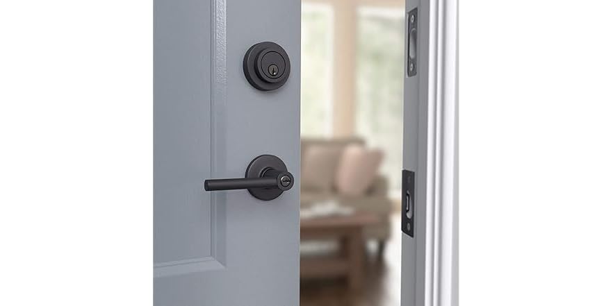 Amazon Basics Contemporary Deadbolt Key Lock - 6pk