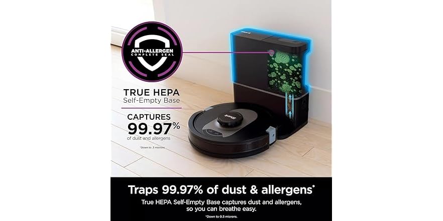 Shark AI Ultra RoboVac w/XL HEPA Self-Empty Base
