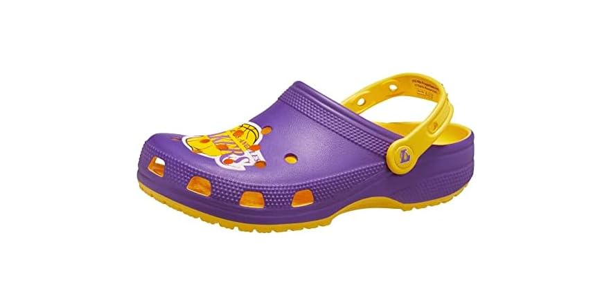 Crocs Unisex NBA Los Angeles Lakers Clog (M12W14)