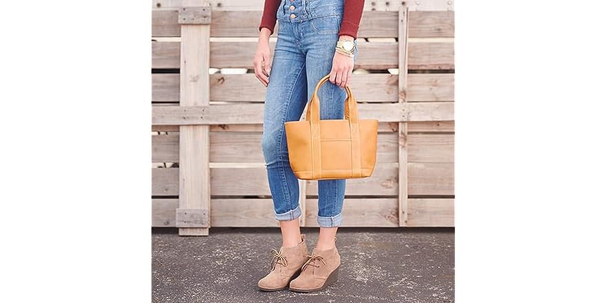 Le Donne Leather Small Pocket Tote