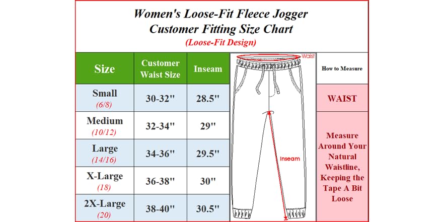 Women's 3PK Loose Fit Fleece Joggers